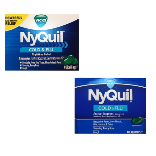 Vicks NyQuil Liqui Caps 8ct-wholesale - SmartLoadUsa.com - Online ...