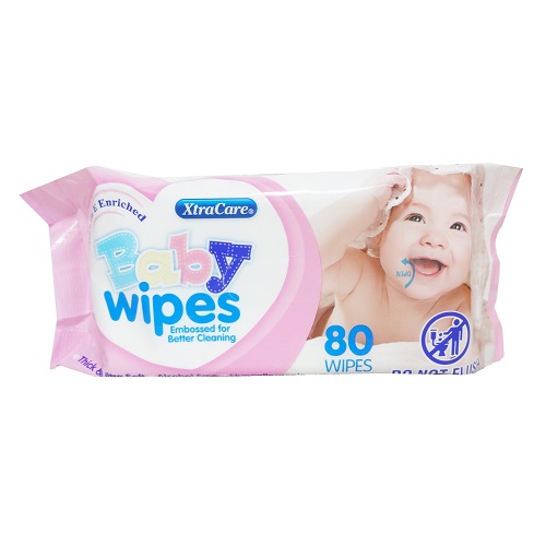 Xtra Care Baby Wipes 80ct Pink wholesale